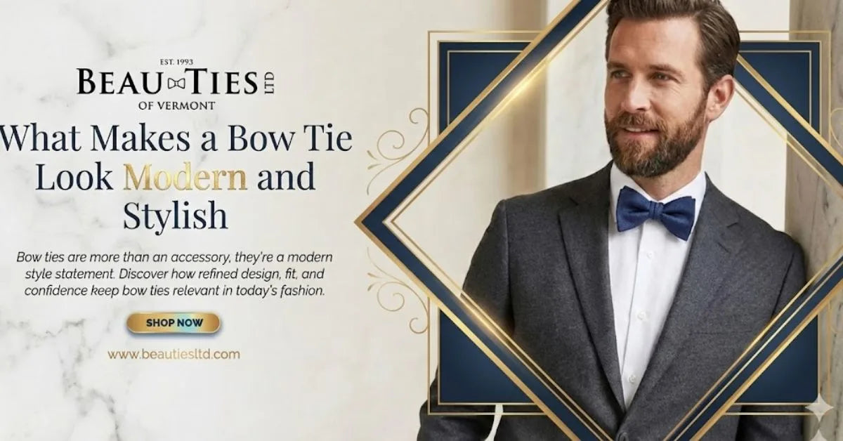 Modern Bow Ties Guide 2026: Style, Fit, Fabric & Confidence – Beau Ties ...