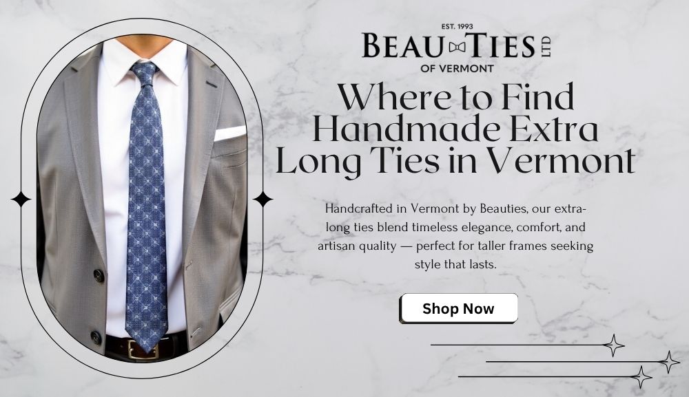 Where to Find Handmade Extra Long Ties in Vermont – Beau Ties of Vermont