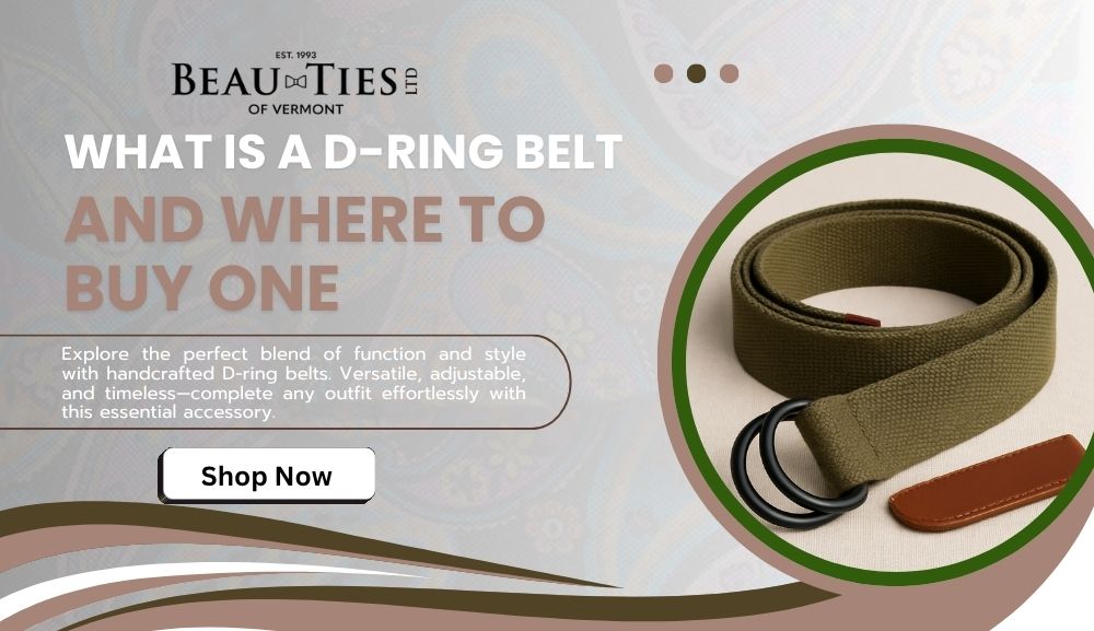 What is a D-Ring Belt and Where to Buy One – Beau Ties of Vermont