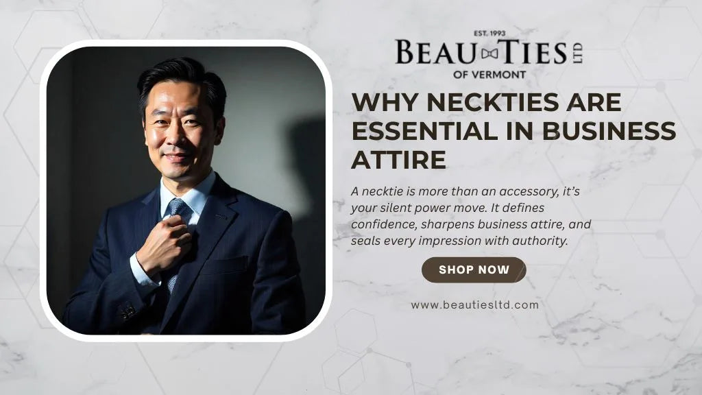 Why Neckties Are Essential in Business Attire – Beau Ties of Vermont