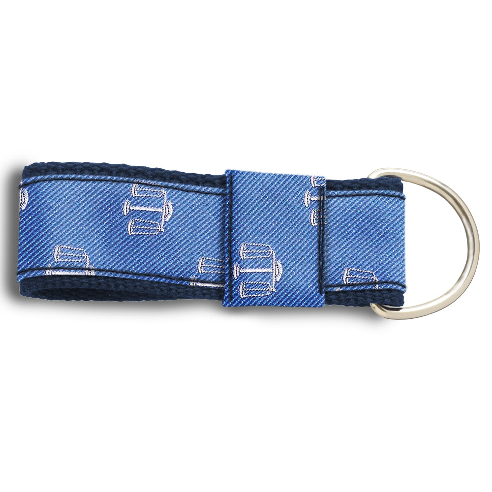 Atticus Blue Key Fobs by Beau Ties of Vermont