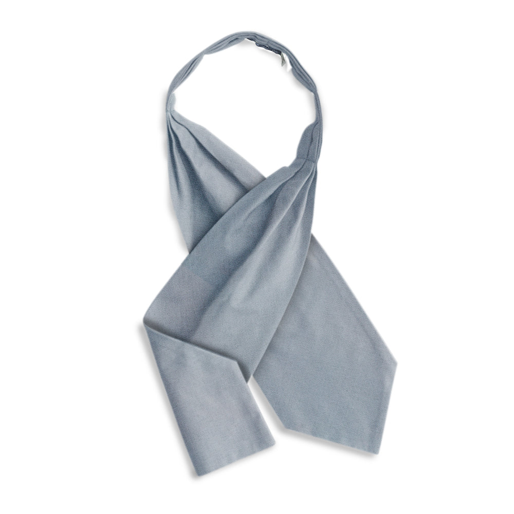 Solid Linen Grey Cravats by Beau Ties of Vermont