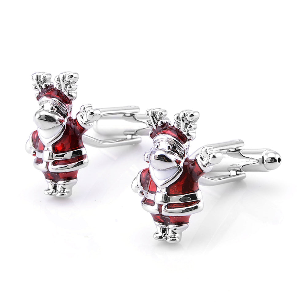 Deer Santa Cufflinks by Beau Ties of Vermont