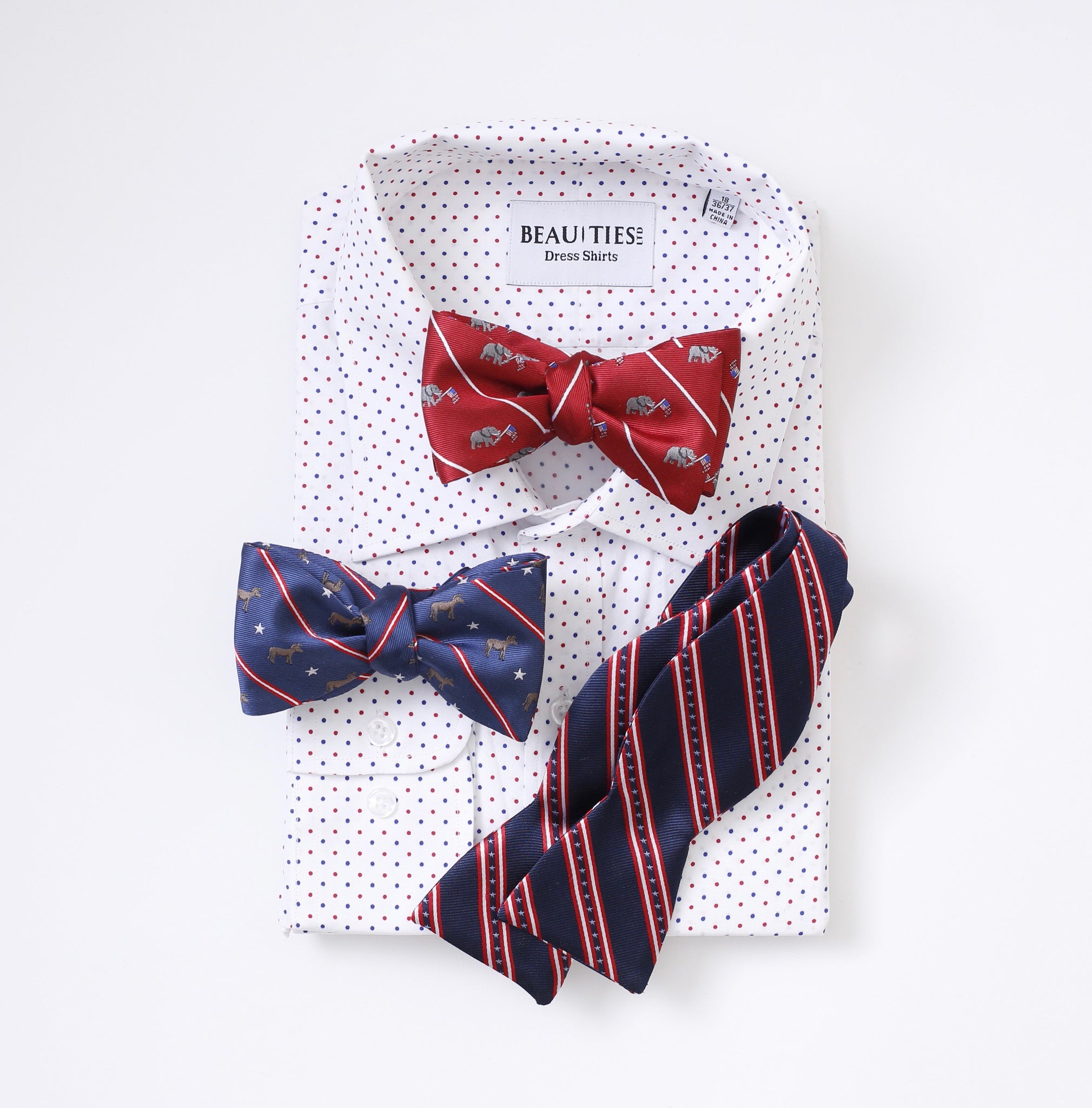 Republican Red bow ties by Beau Ties of Vermont