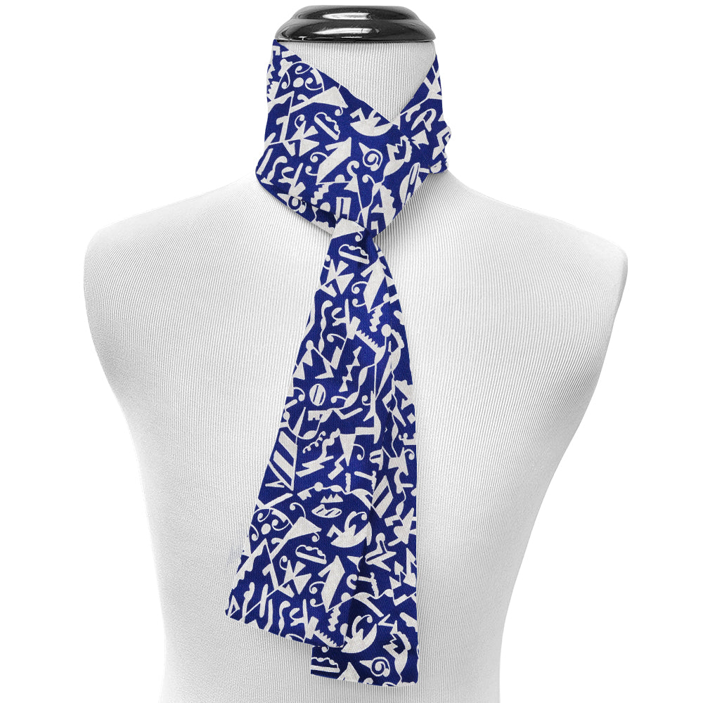 Jumbled Jazz Silk Scarf by Beau Ties of Vermont