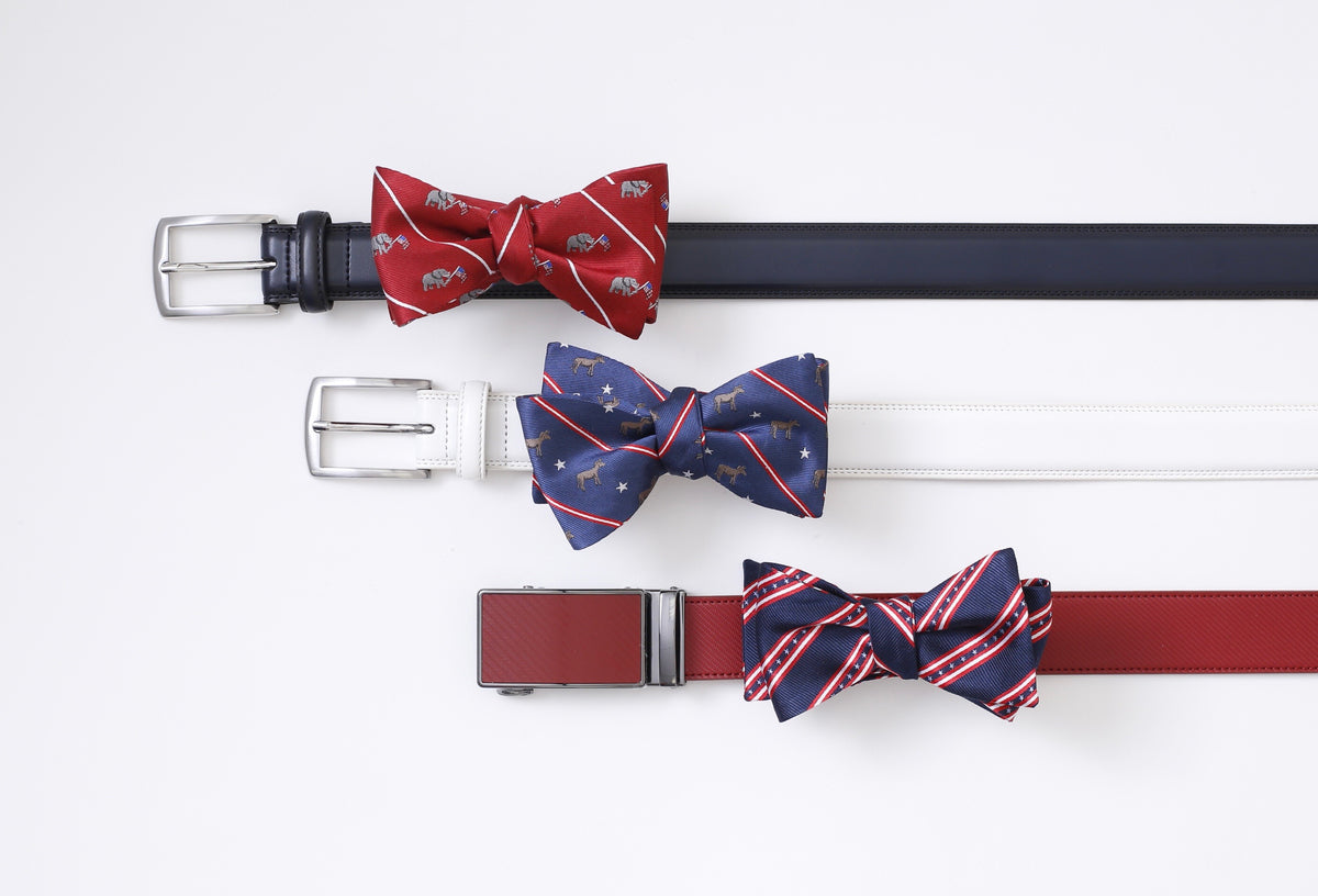 Democrat Blue bow ties by Beau Ties of Vermont