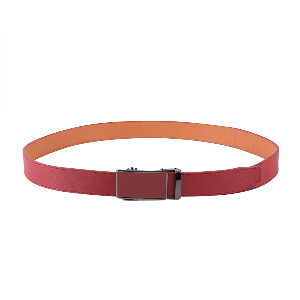 Leather Ratchet Belt - Red – Beau Ties of Vermont