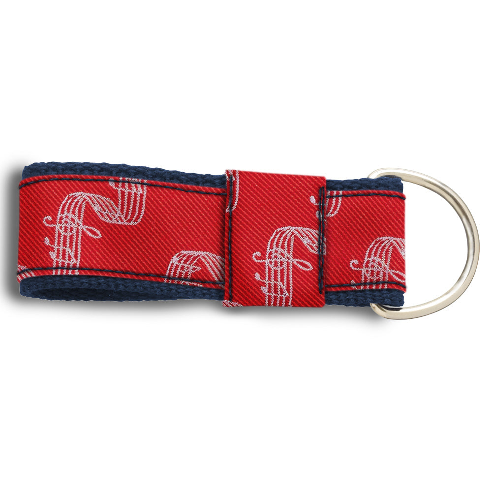 Melodious Red Key Fobs by Beau Ties of Vermont