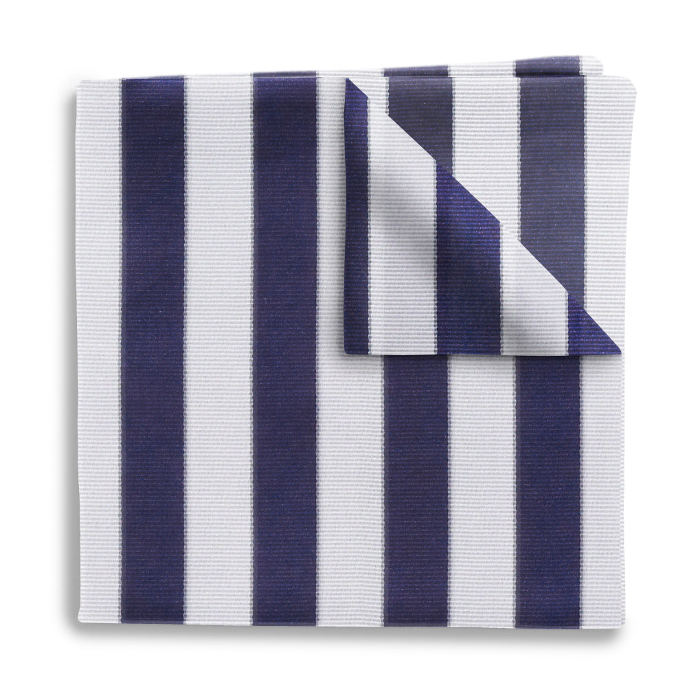 Scholastic Blue/White Pocket Squares by Beau Ties of Vermont