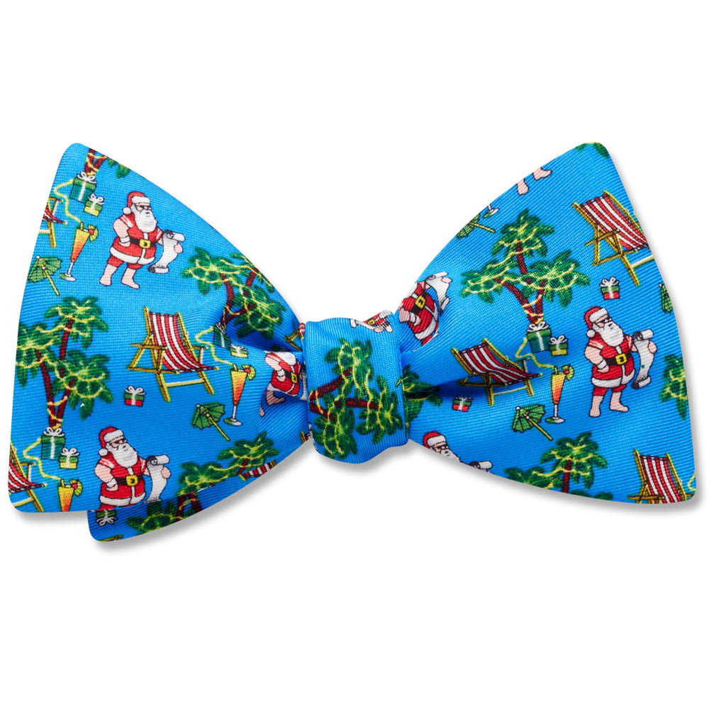 Tropical Santa bow ties by Beau Ties of Vermont