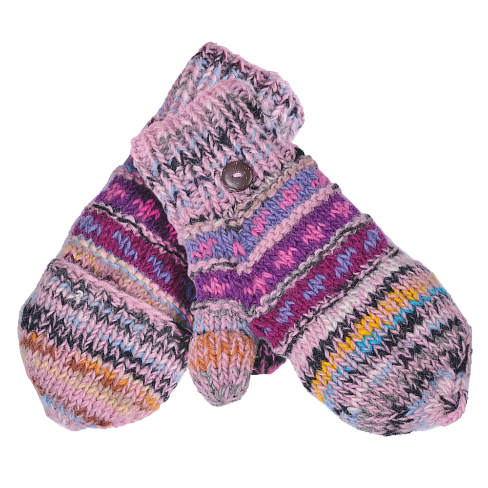 Tribal Purple Mittens by Beau Ties of Vermont