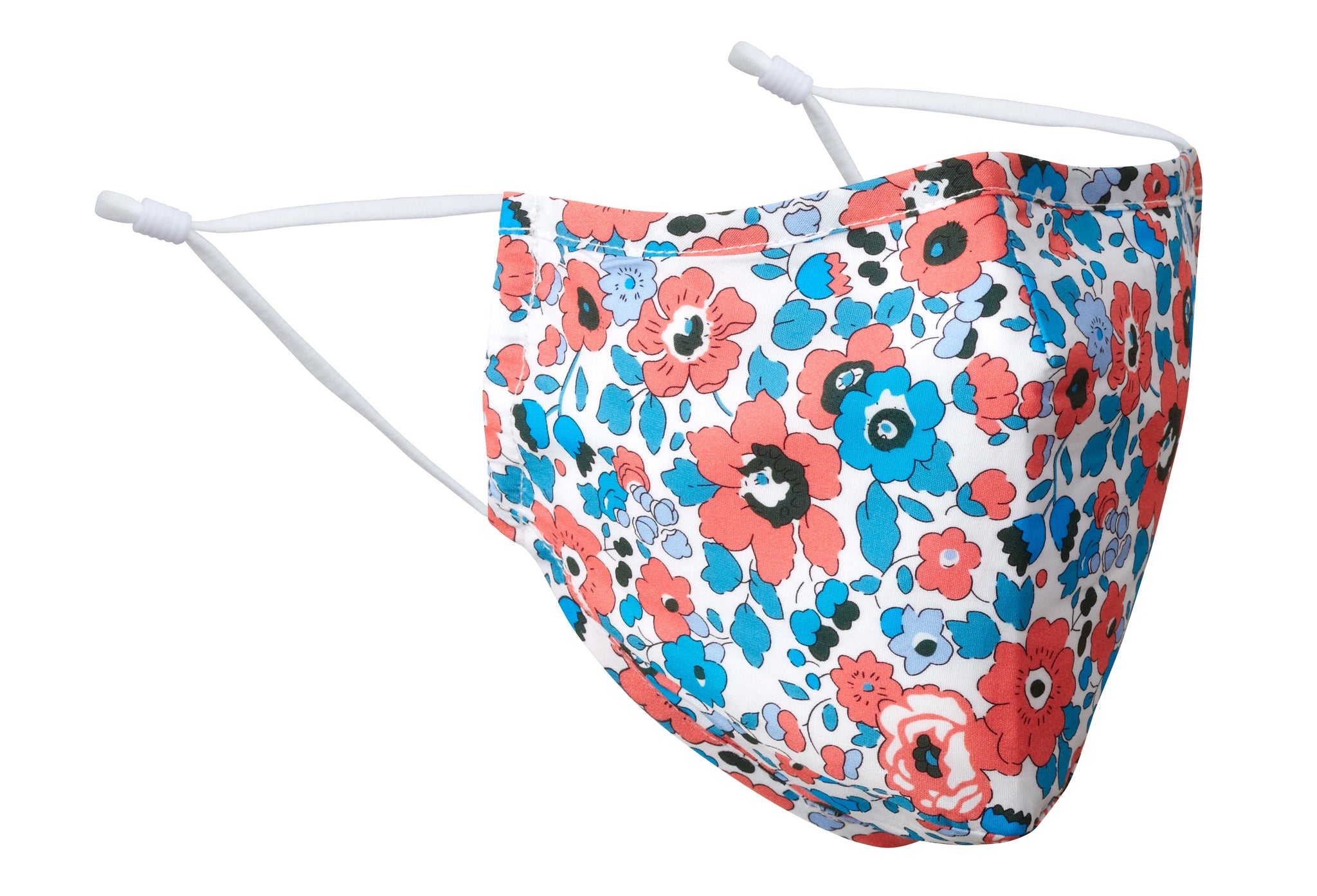 Coral Poppy Face Mask – Beau Ties of Vermont