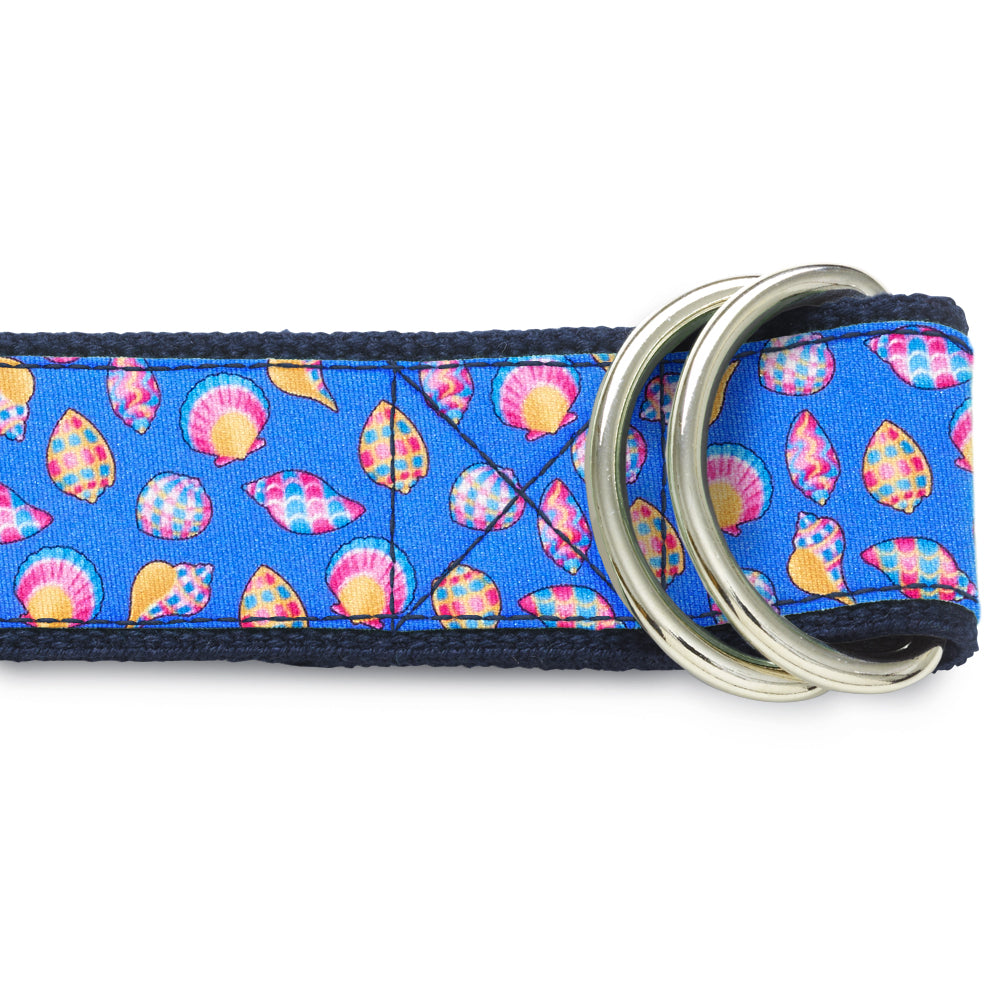 Dewey Beach Blue D-Ring Belts by Beau Ties of Vermont