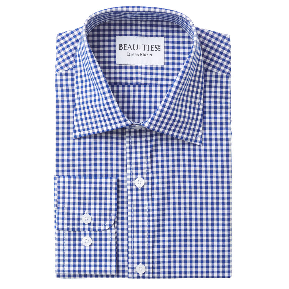 Royal Blue Gingham Dress Shirt – Beau Ties of Vermont
