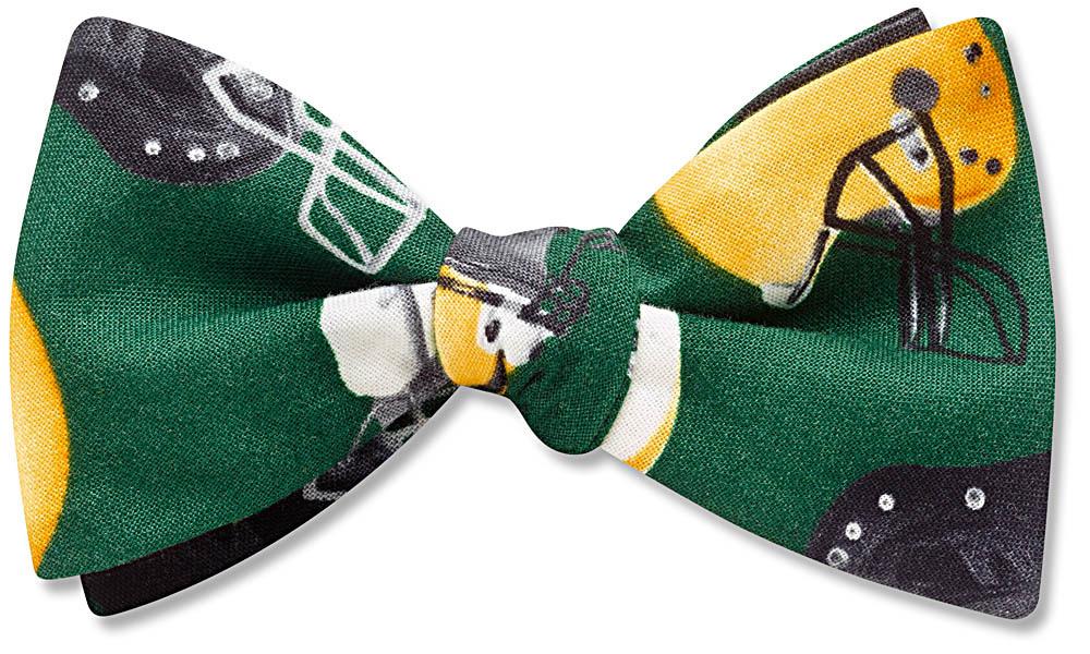 Go Team Green Bow Ties | Beau Ties Ltd Of Vermont – Beau Ties of Vermont