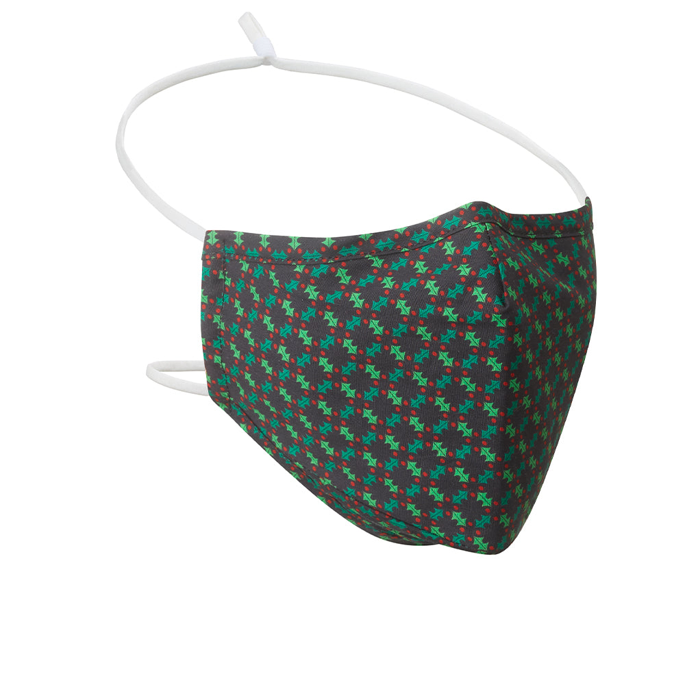 Holly Crossing Over-The-Head Face Mask by Beau Ties of Vermont